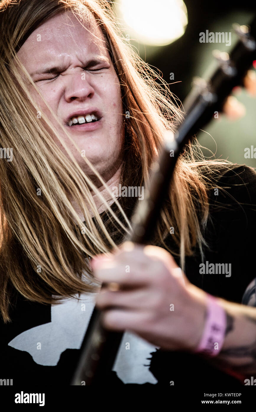 The American heavy metal band The Sword performs a live concert at the ...