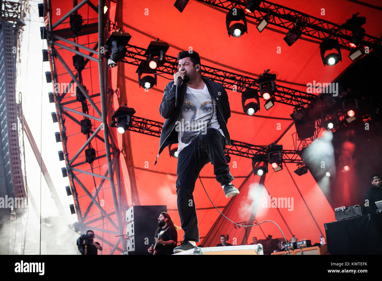 The American rock band Deftones performs a live concert at the Orange ...