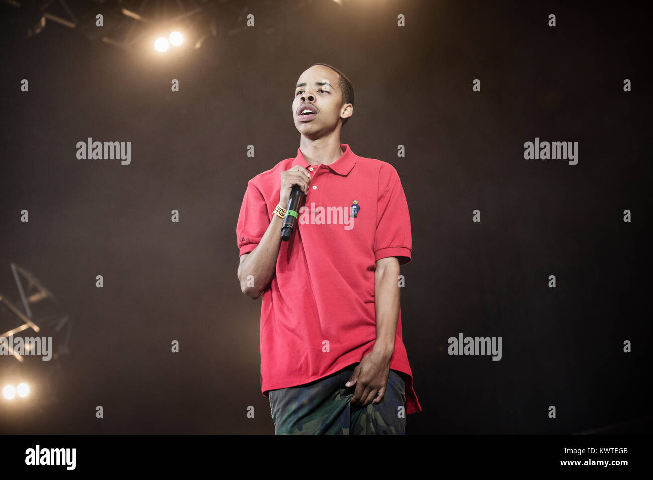 The American rapper and record producer Earl Sweatshirt performs a live ...