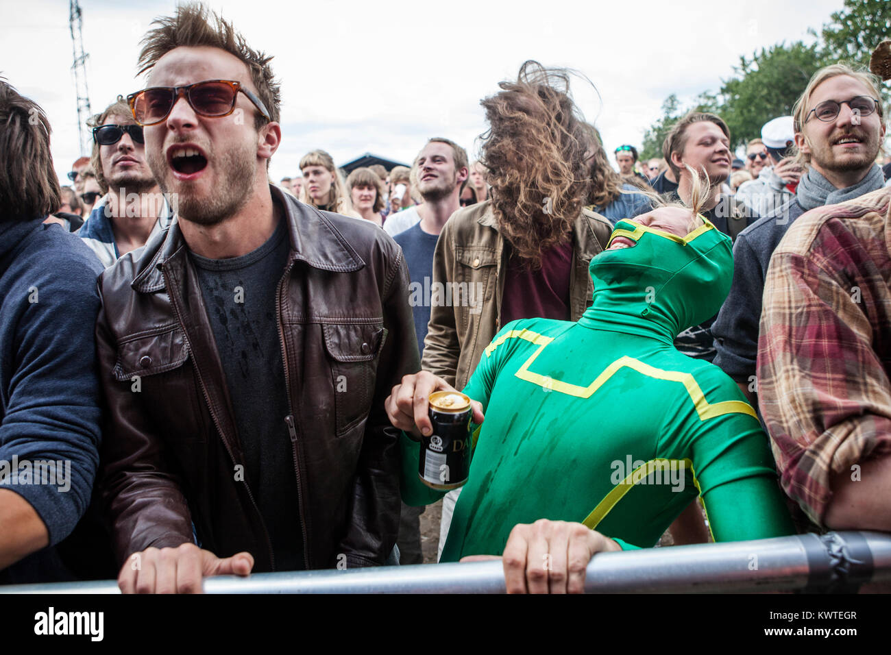 Punk rock fans hi-res stock photography and images - Alamy