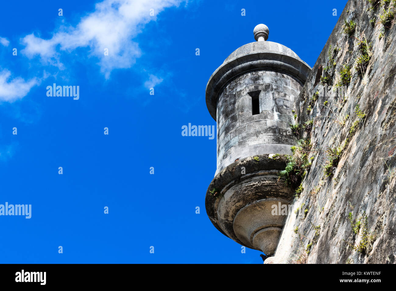 Fort on Blue Sky Stock Photo - Alamy