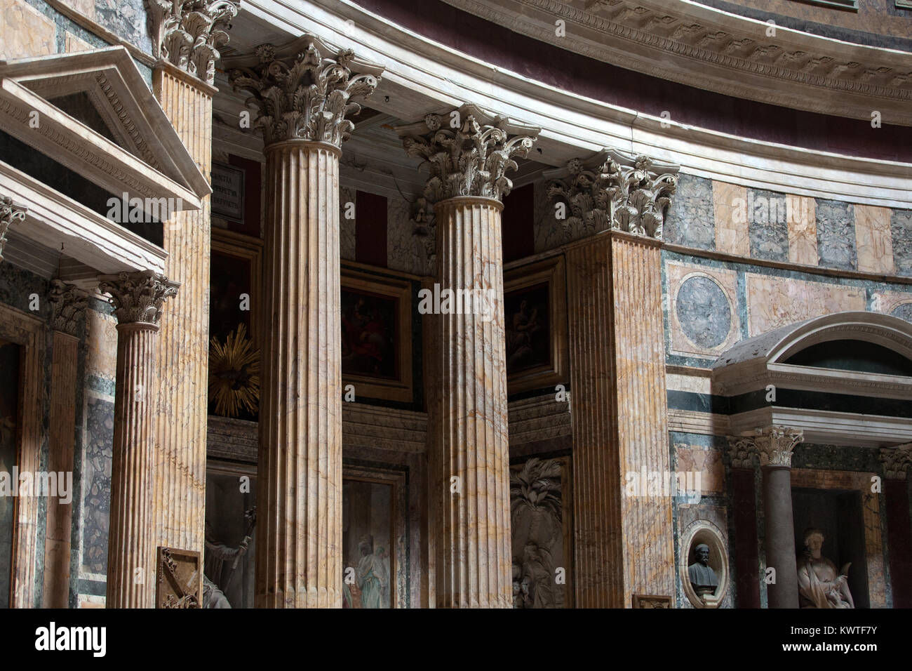 Pantheon in Rome, Italy . Pantheon was built as a temple to all the ...