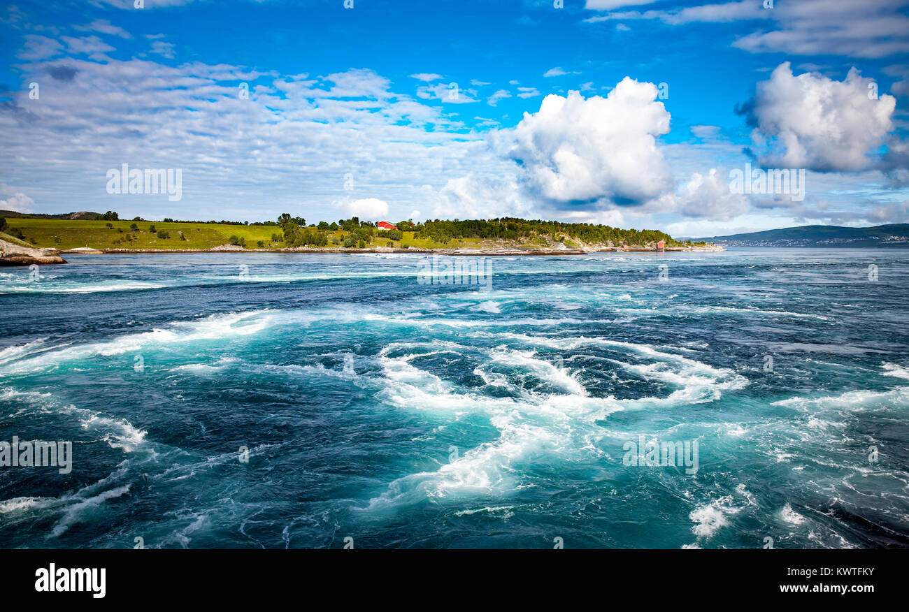 Saltstraumen maelstrom bodo norway hi-res stock photography and images ...