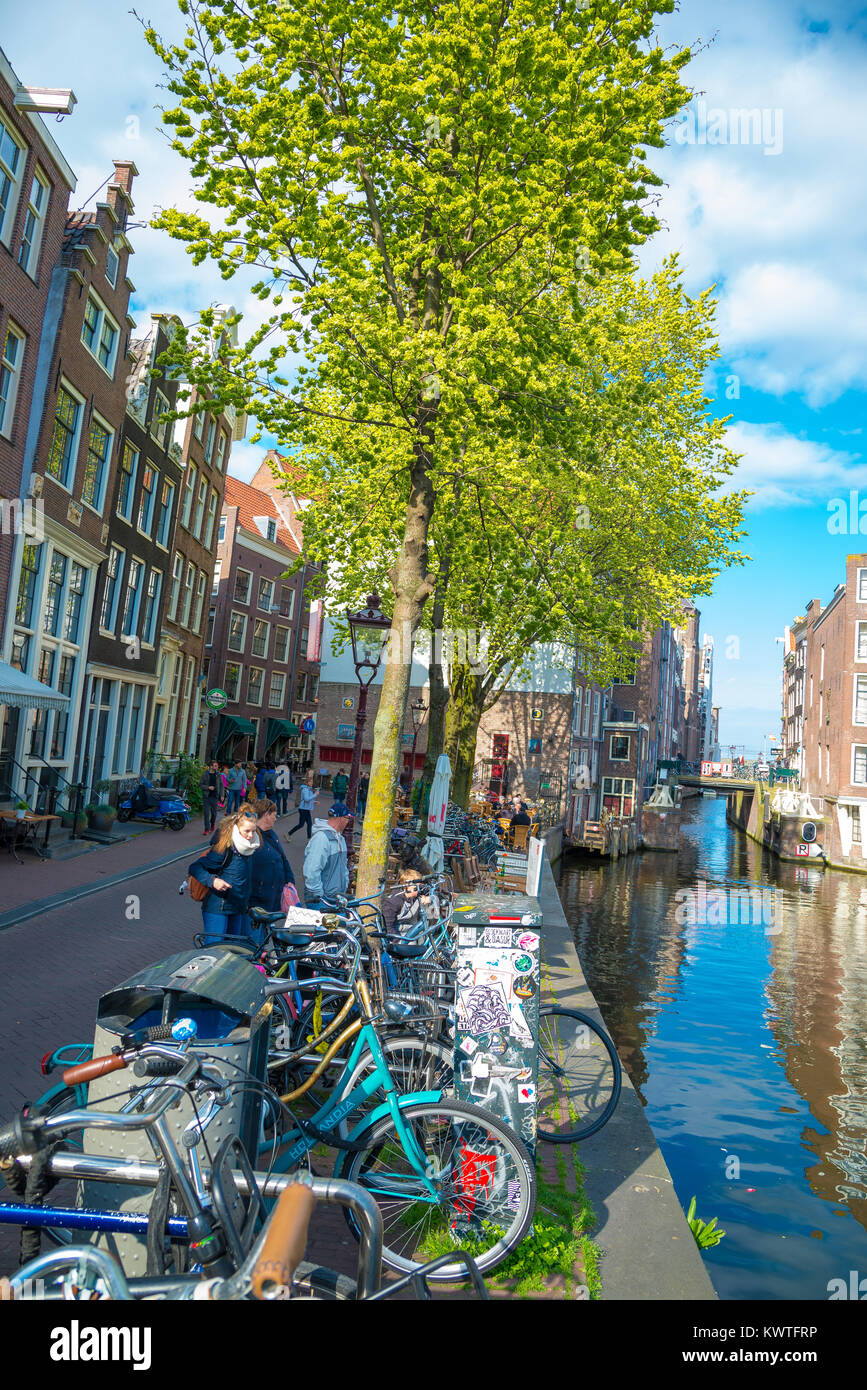 Amsterdam historic center canals architecture hi-res stock photography ...