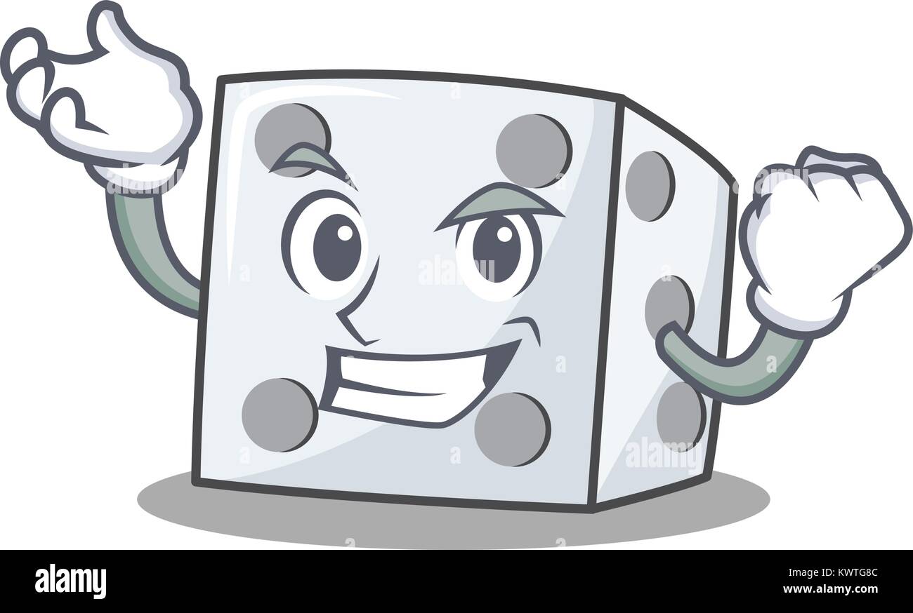 Successful dice character cartoon style Stock Vector Image & Art - Alamy