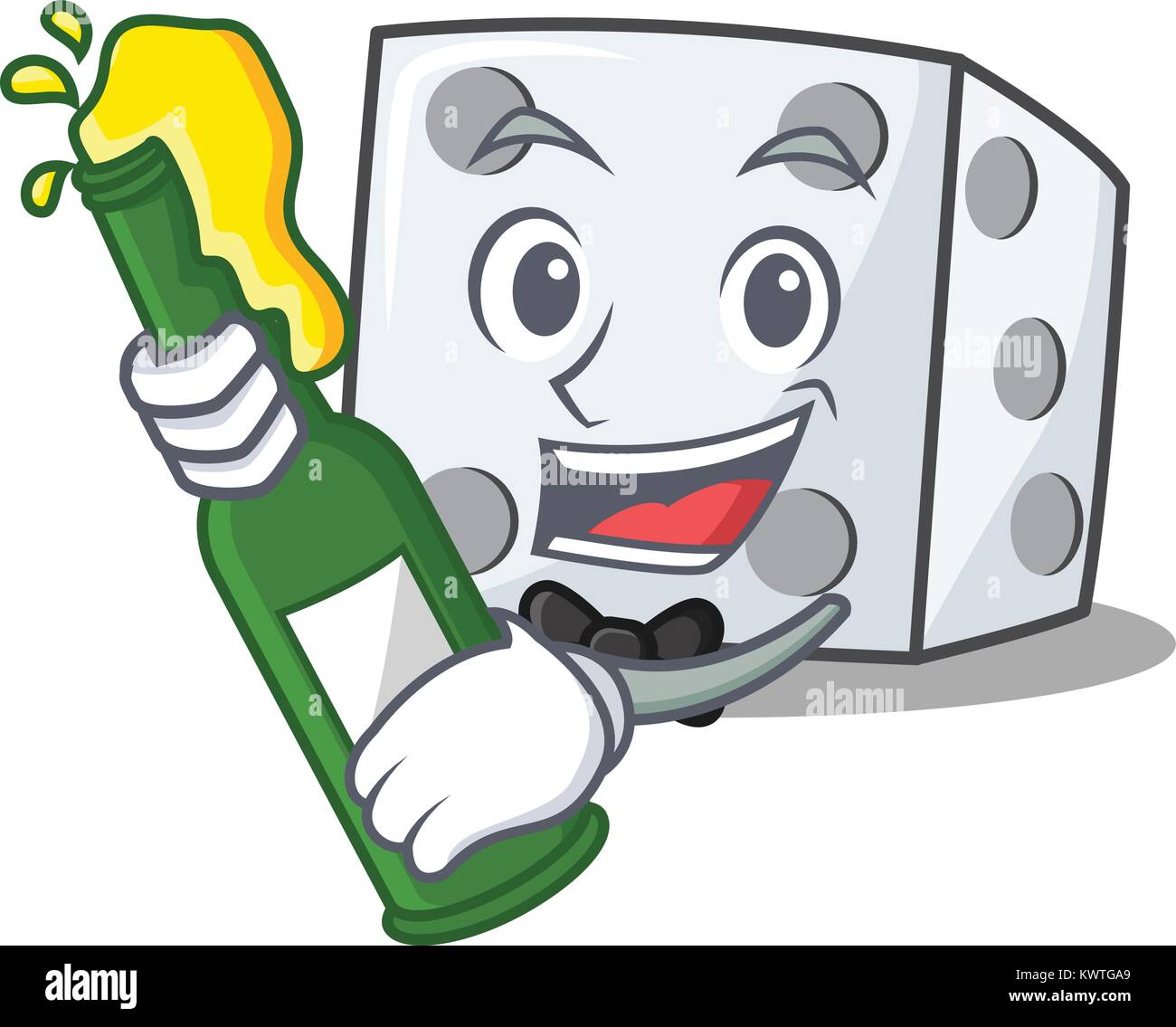 With beer dice character cartoon style Stock Vector Image & Art - Alamy
