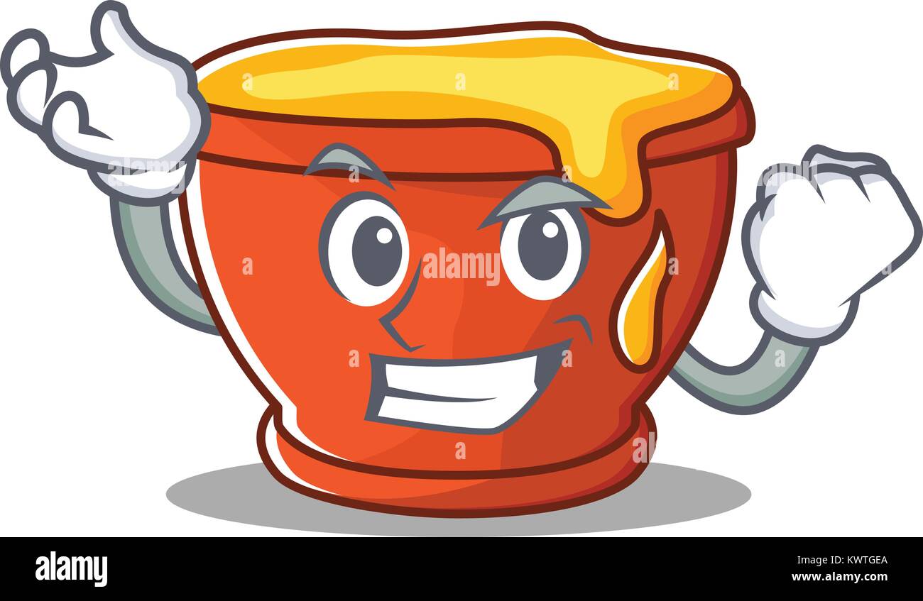 Successful honey character cartoon style Stock Vector Image & Art - Alamy