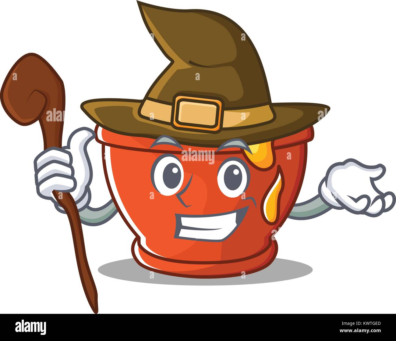 Witch honey character cartoon style Stock Vector Image & Art - Alamy