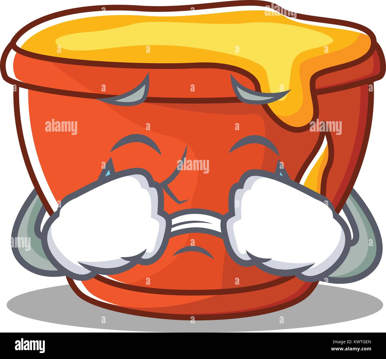 Crying honey character cartoon style Stock Vector Image & Art - Alamy