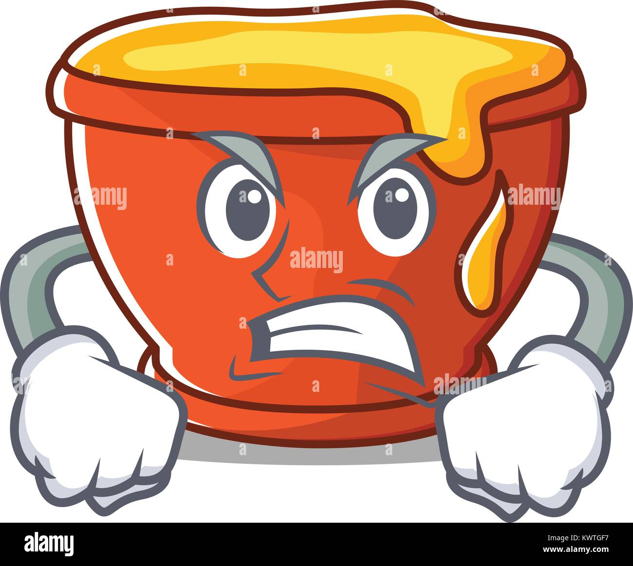 Angry honey character cartoon style Stock Vector Image & Art - Alamy