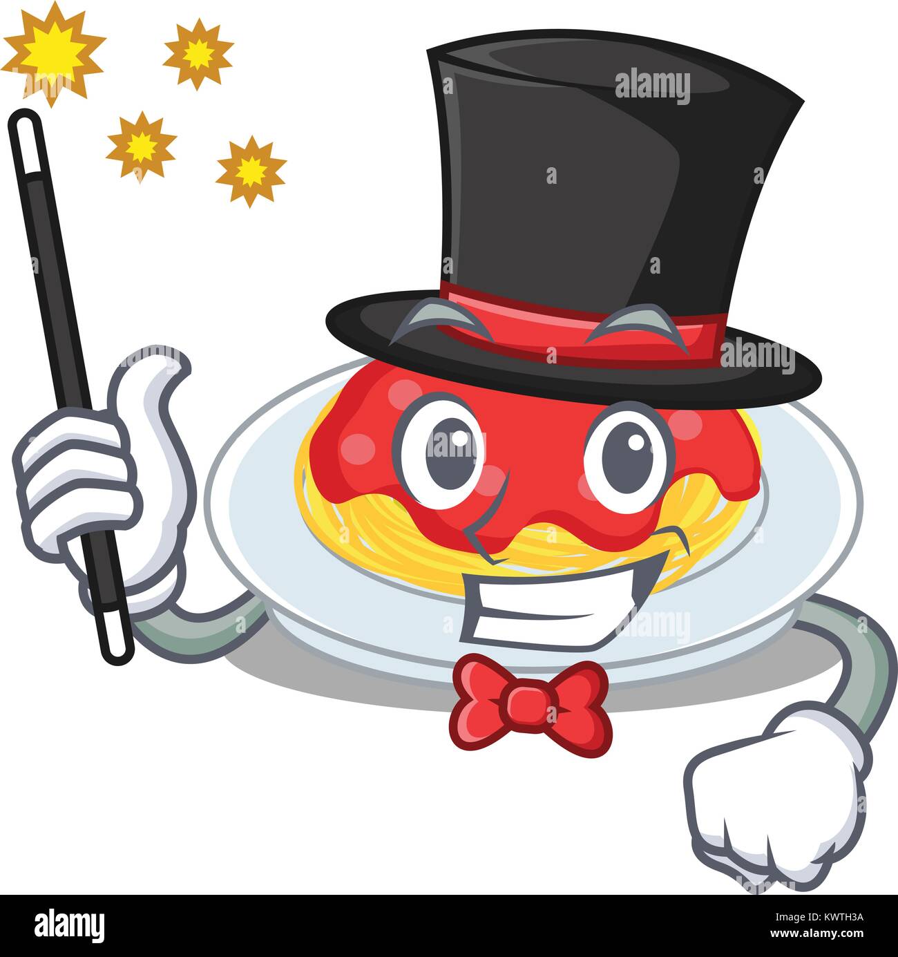 Italian magician Stock Vector Images - Alamy