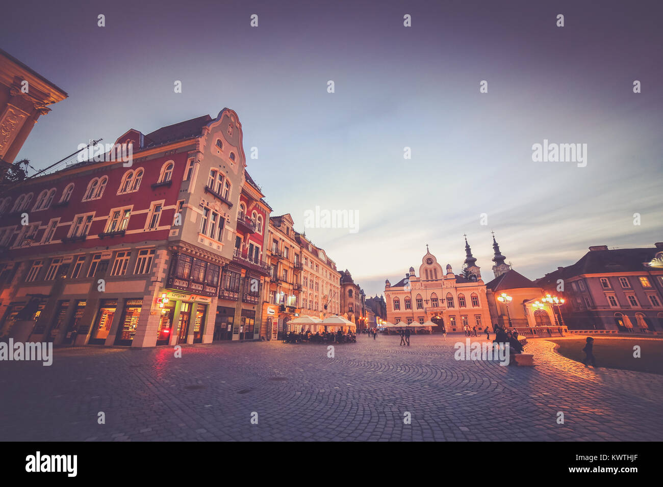 Piata Unirii (Union Square) - Serbian Episcopy in Timisoara, Romania ...