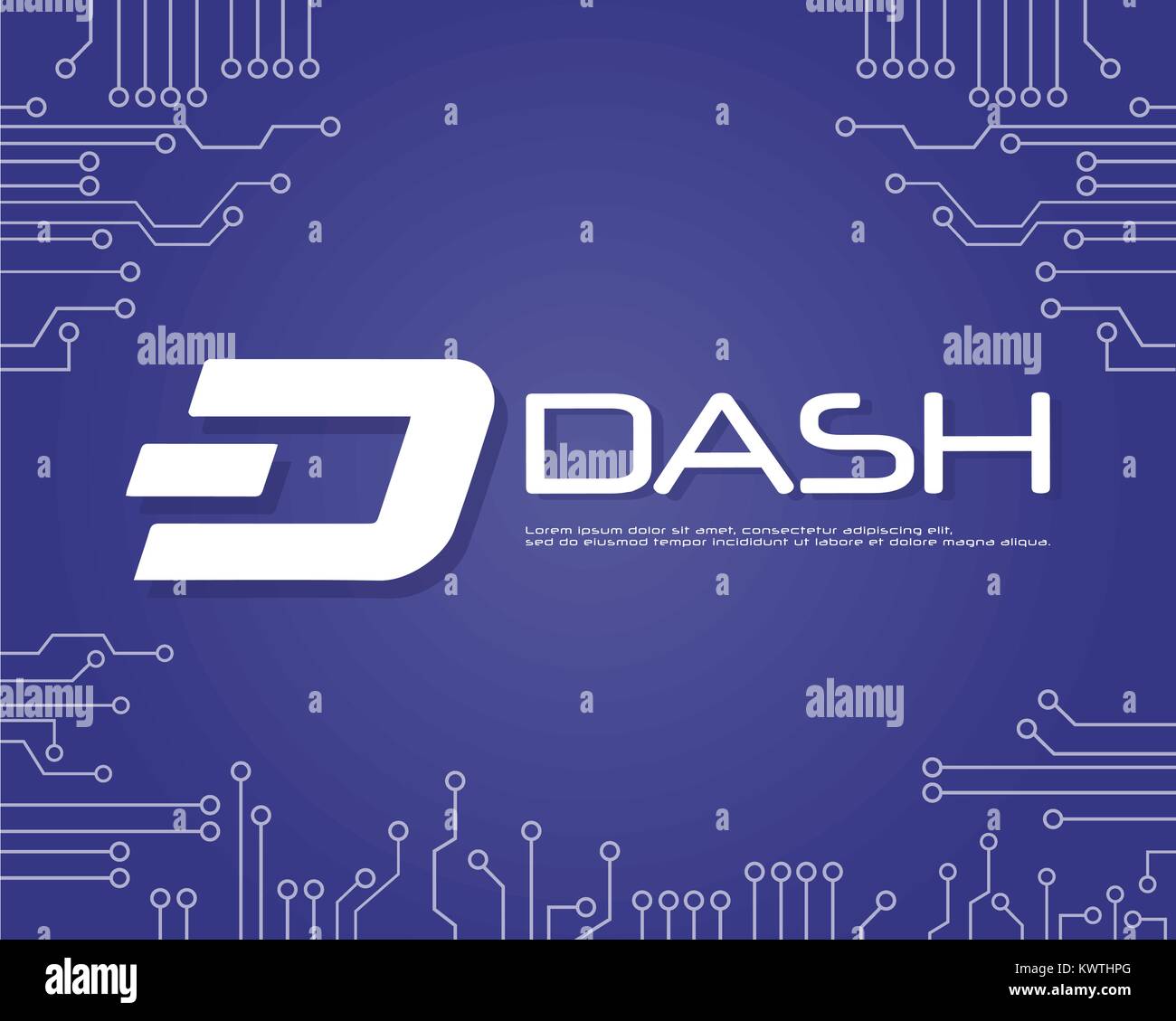 Background dash blockchain style collection Stock Vector Image & Art ...