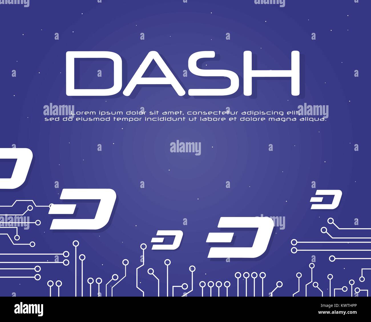 Background dash blockchain style collection Stock Vector Image & Art ...