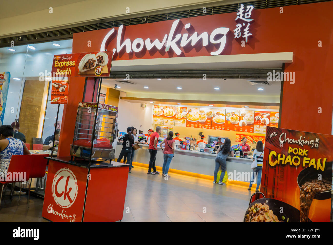 A Chowking fast food outlet within SM City Mall,Cebu City,Philippines ...