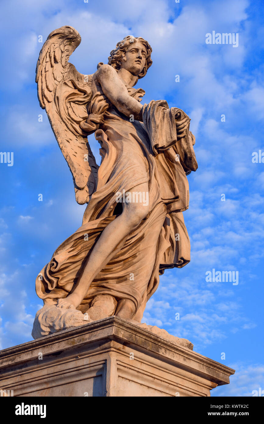 Berninis angel sculpture hi-res stock photography and images - Alamy