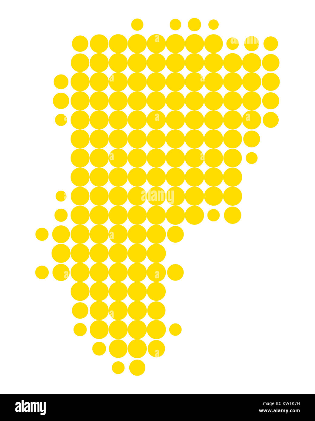 Map of Aisne Stock Photo - Alamy