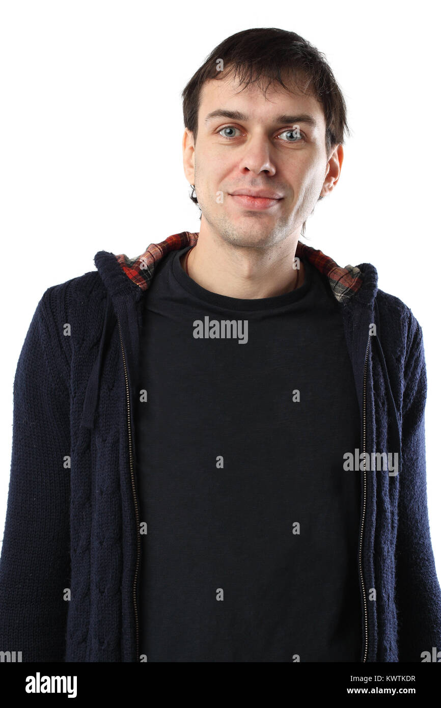 Man - male face, real people, isolated Stock Photo - Alamy