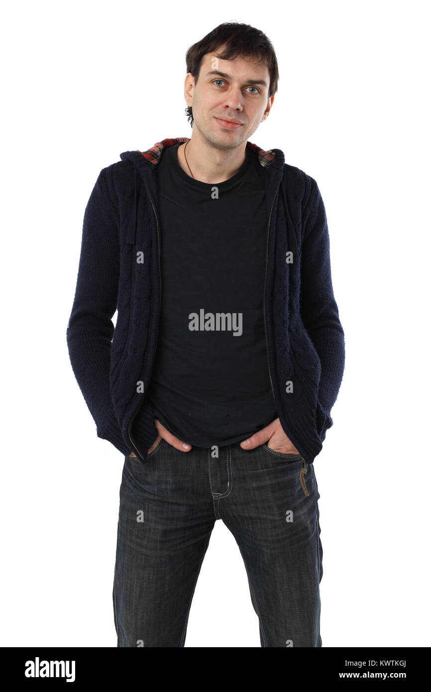 Portrait space student man Cut Out Stock Images & Pictures - Alamy