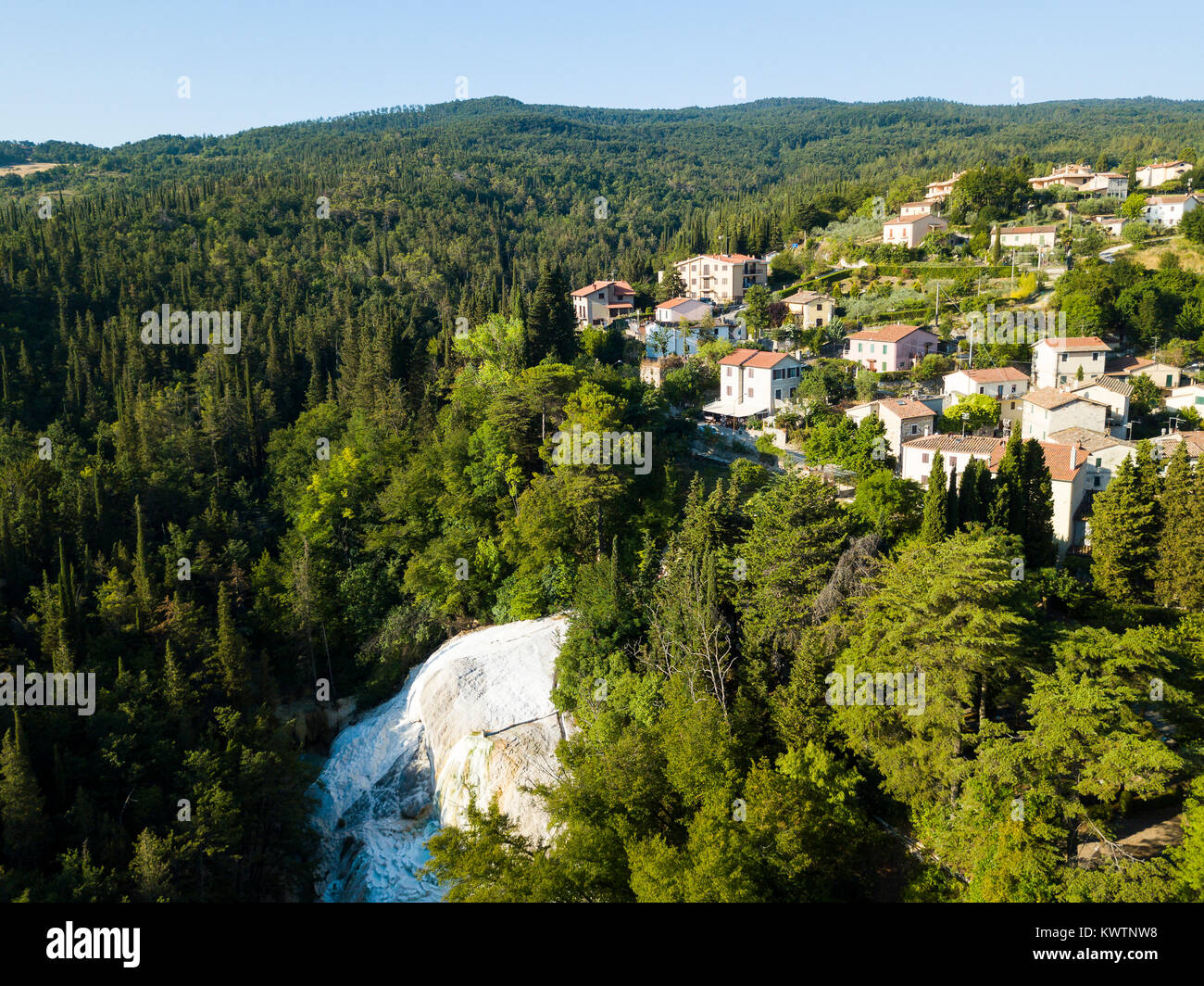 Bagni San Filippo, Tuscany, Italy Stock Photo - Alamy