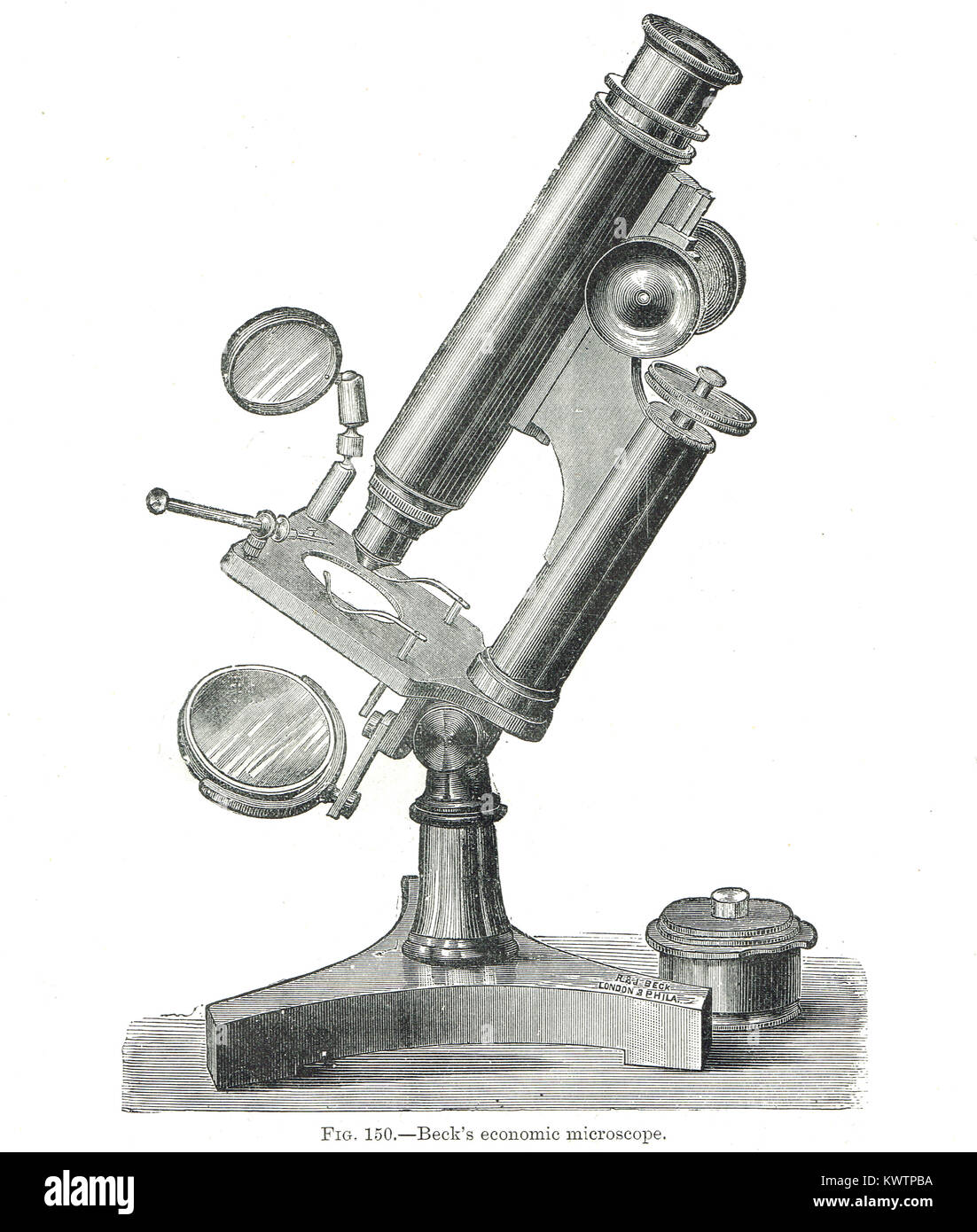 Beck economic microscope hi-res stock photography and images - Alamy