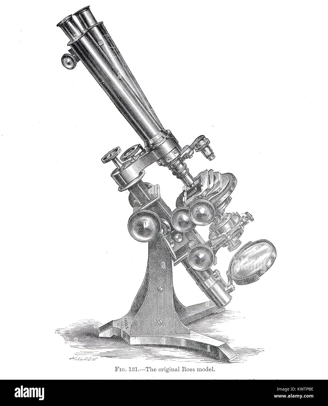 Original ross model microscope hi-res stock photography and images - Alamy