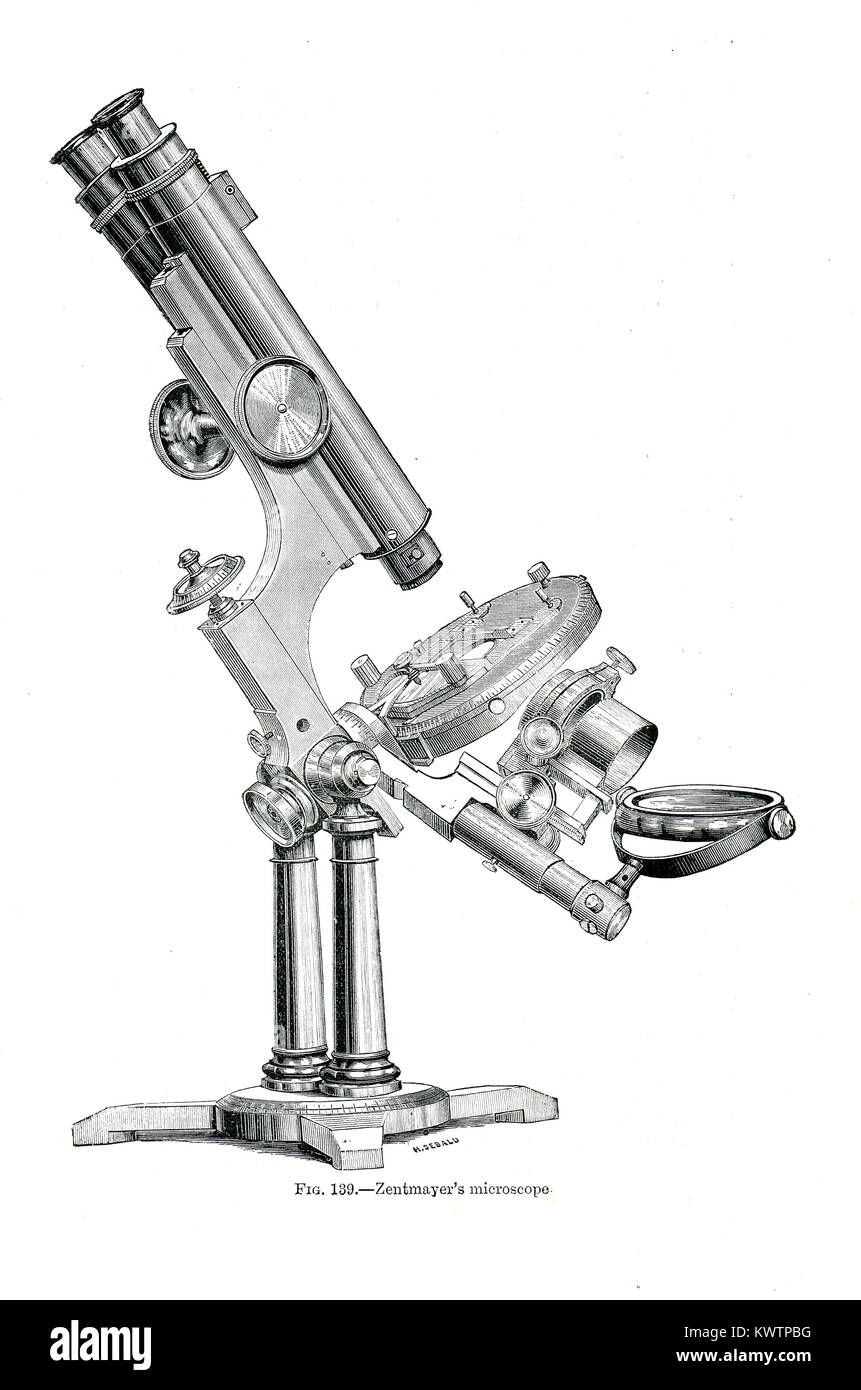 Old microscope hi-res stock photography and images - Alamy