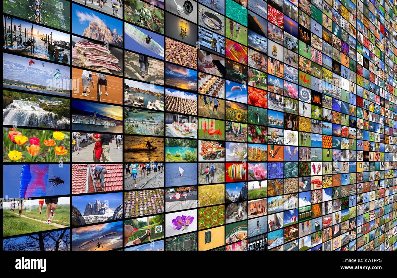 Multimedia screen hi-res stock photography and images - Alamy