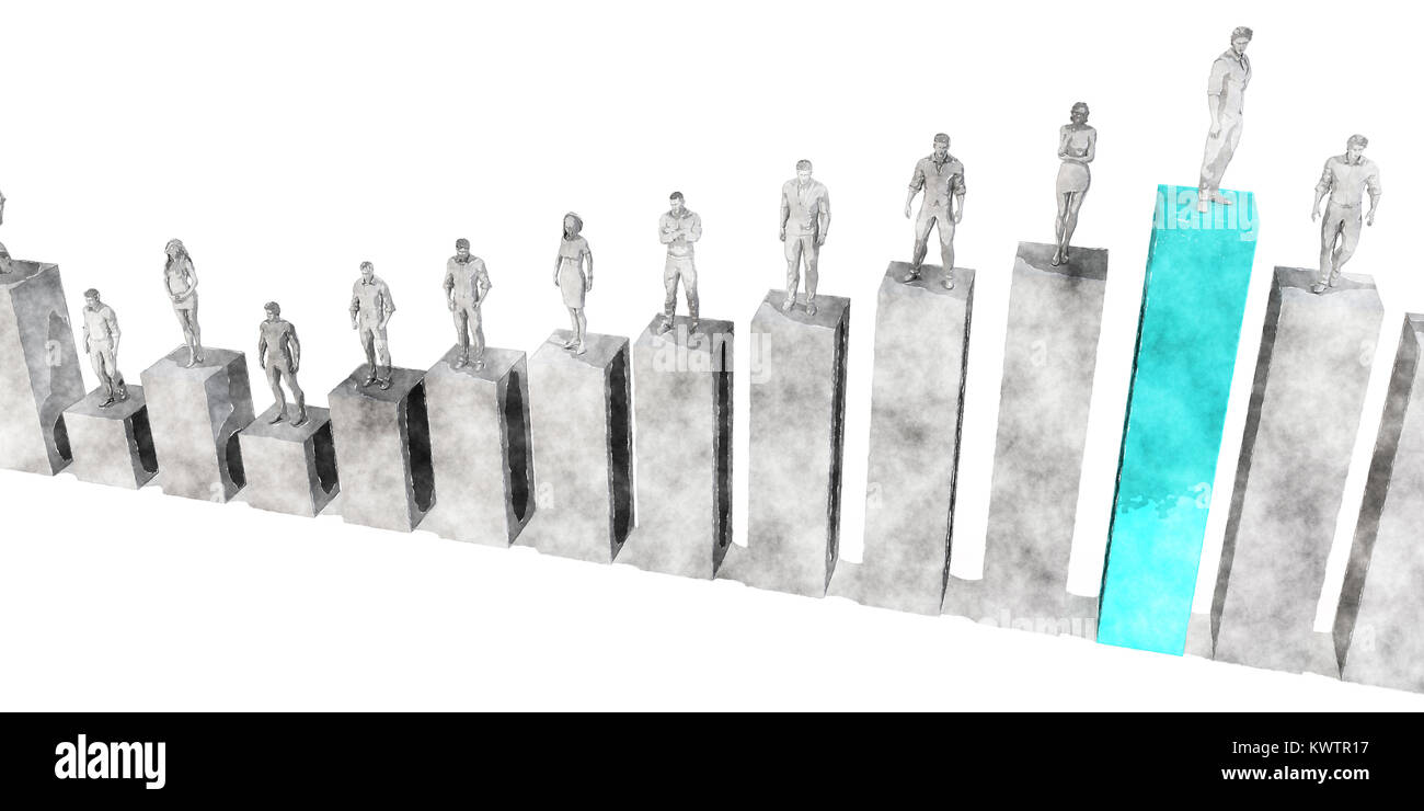 Business Management Strategy and Development as a Chart Concept Stock ...