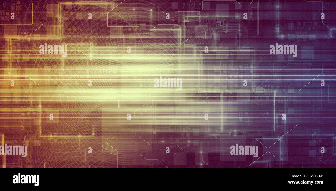 Management Information System as a Art Abstract Stock Photo - Alamy