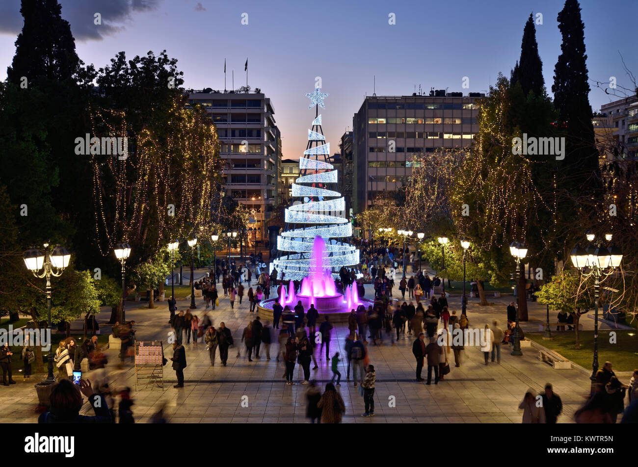 Christmas athens hi-res stock photography and images - Alamy