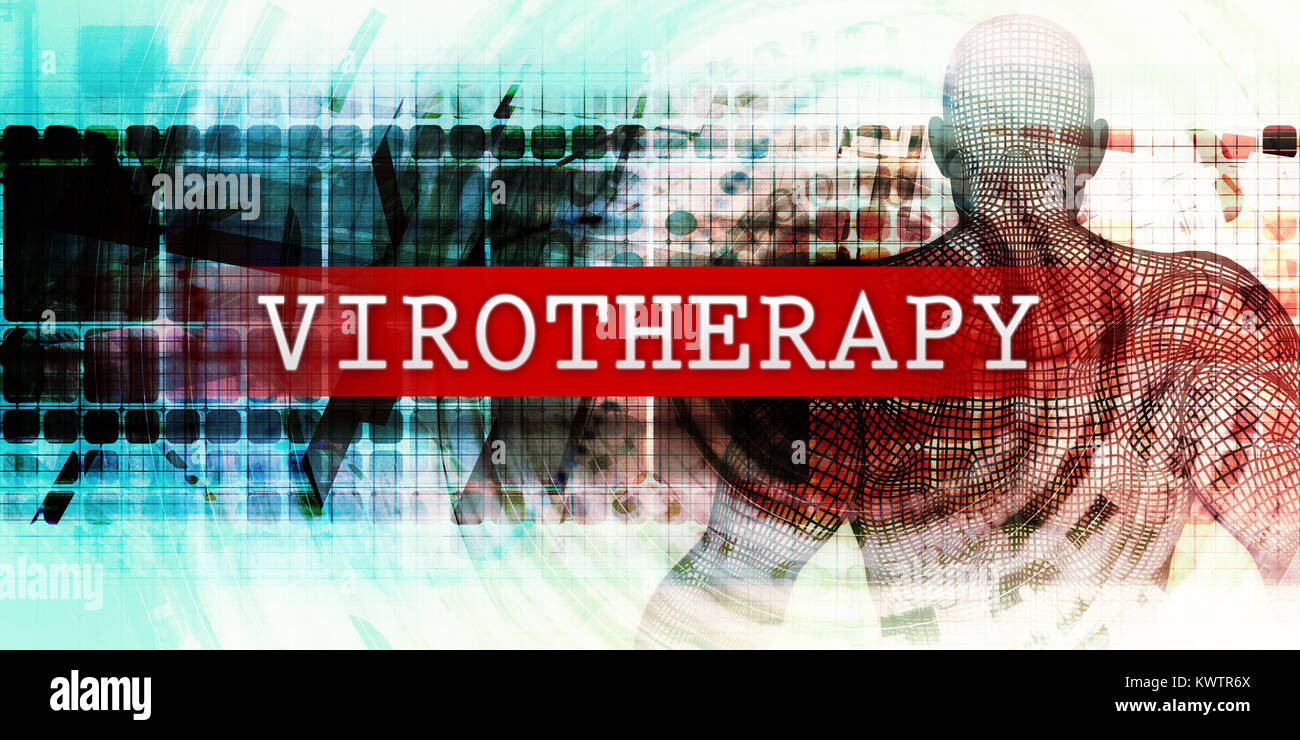 Virotherapy Sector with Industrial Tech Concept Art Stock Photo - Alamy
