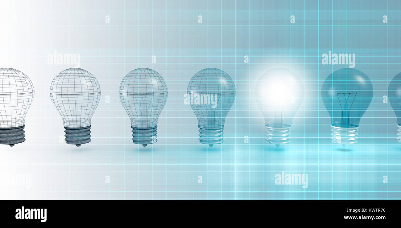 Creative Solutions and Ideas as an Abstract Background Stock Photo - Alamy