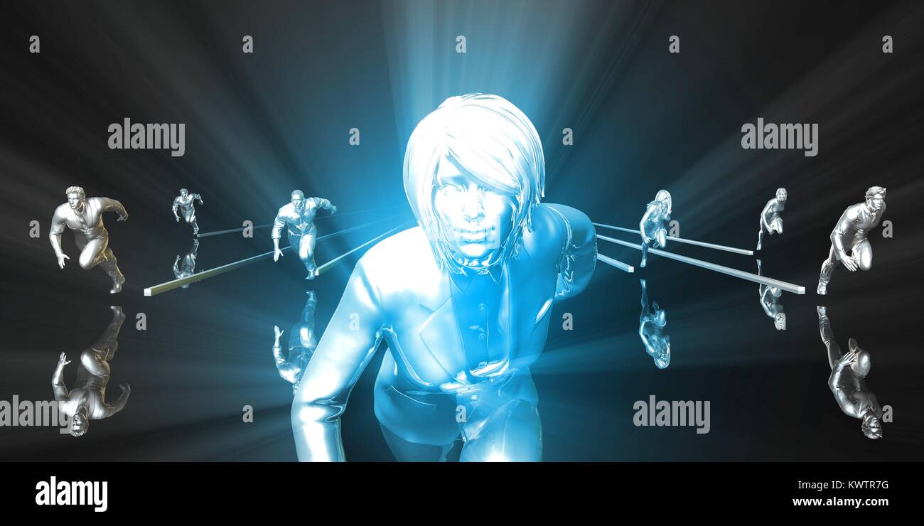 Female Empowerment Achieving Work Life Balance Stock Photo - Alamy