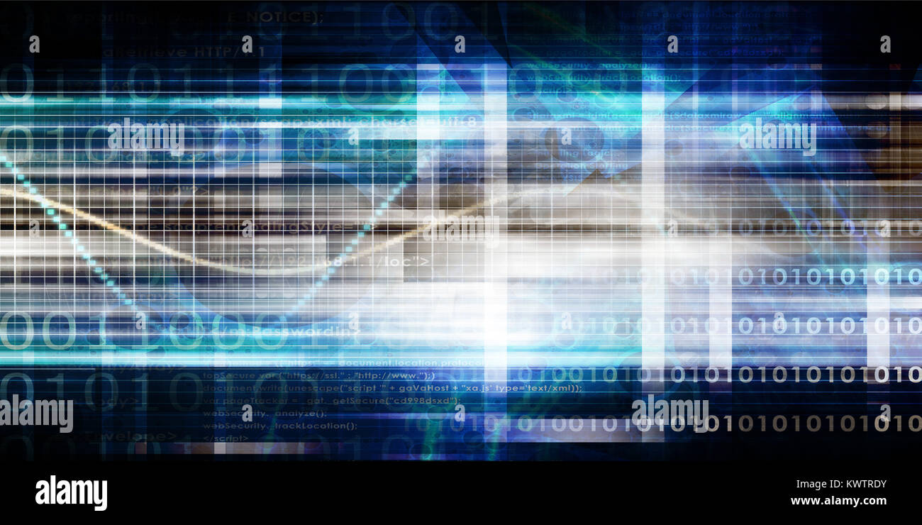 Science Abstract and Medical Data in a Lab Stock Photo - Alamy