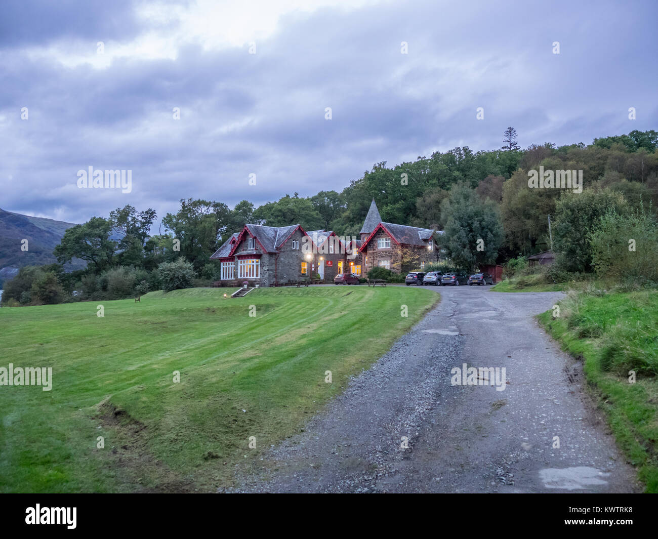 Rowardennan youth hostel, loch lomond, scotland Stock Photo - Alamy