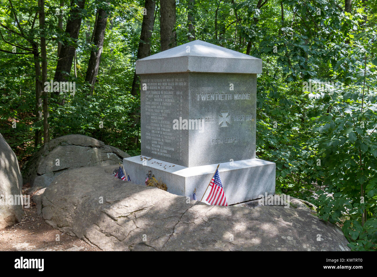 20th maine volunteer infantry hi-res stock photography and images - Alamy
