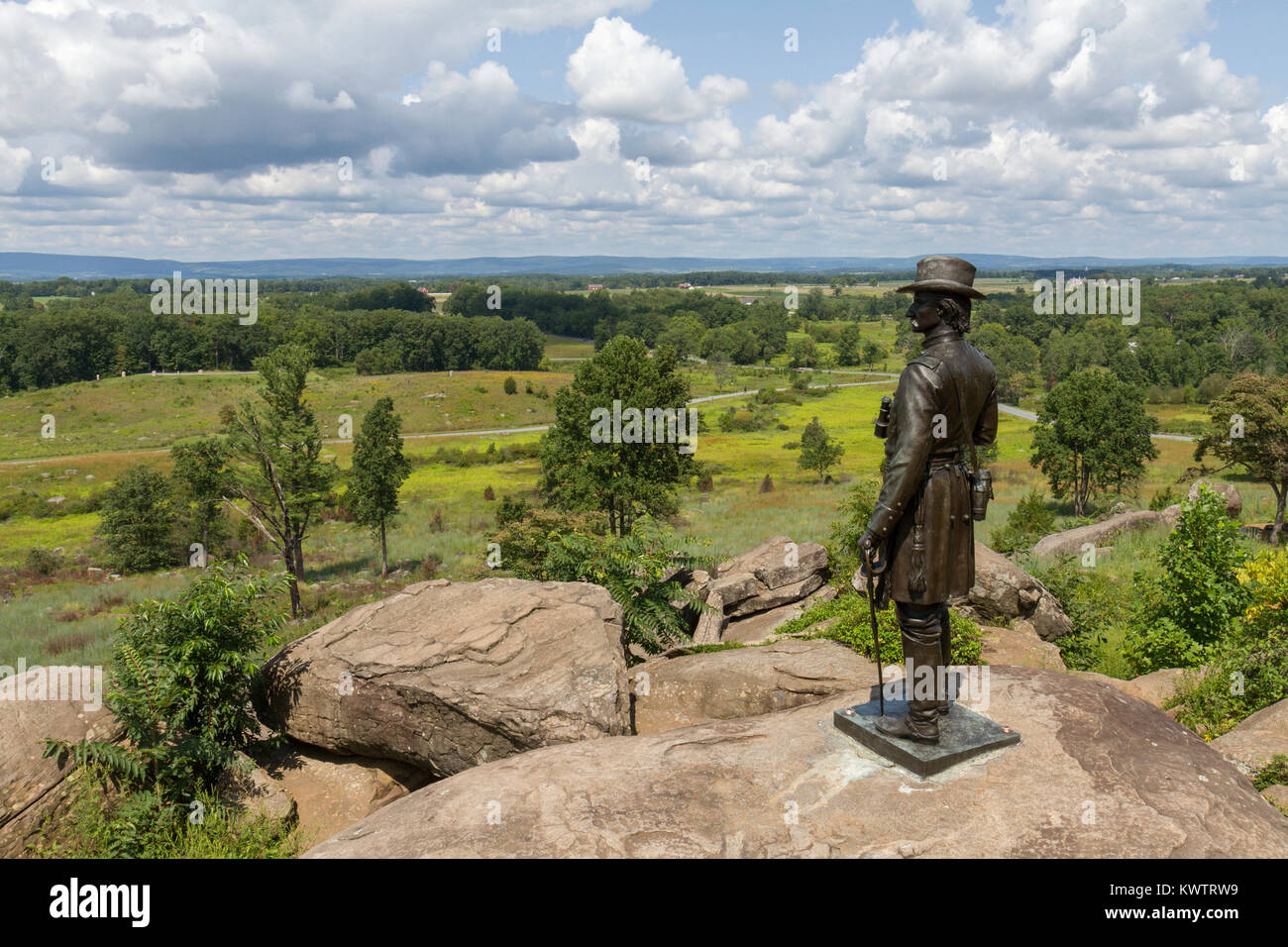 Gettysburg little round top hi-res stock photography and images - Alamy