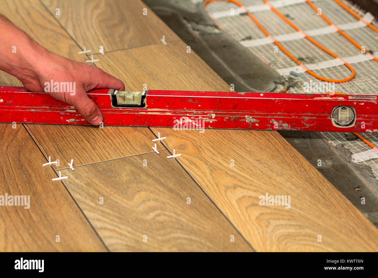 Heating elements under tiles hi-res stock photography and images - Alamy