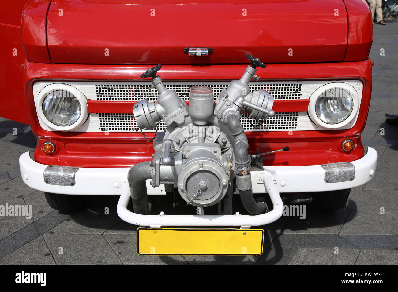 Vintage fire engine pump equipment hi-res stock photography and images ...