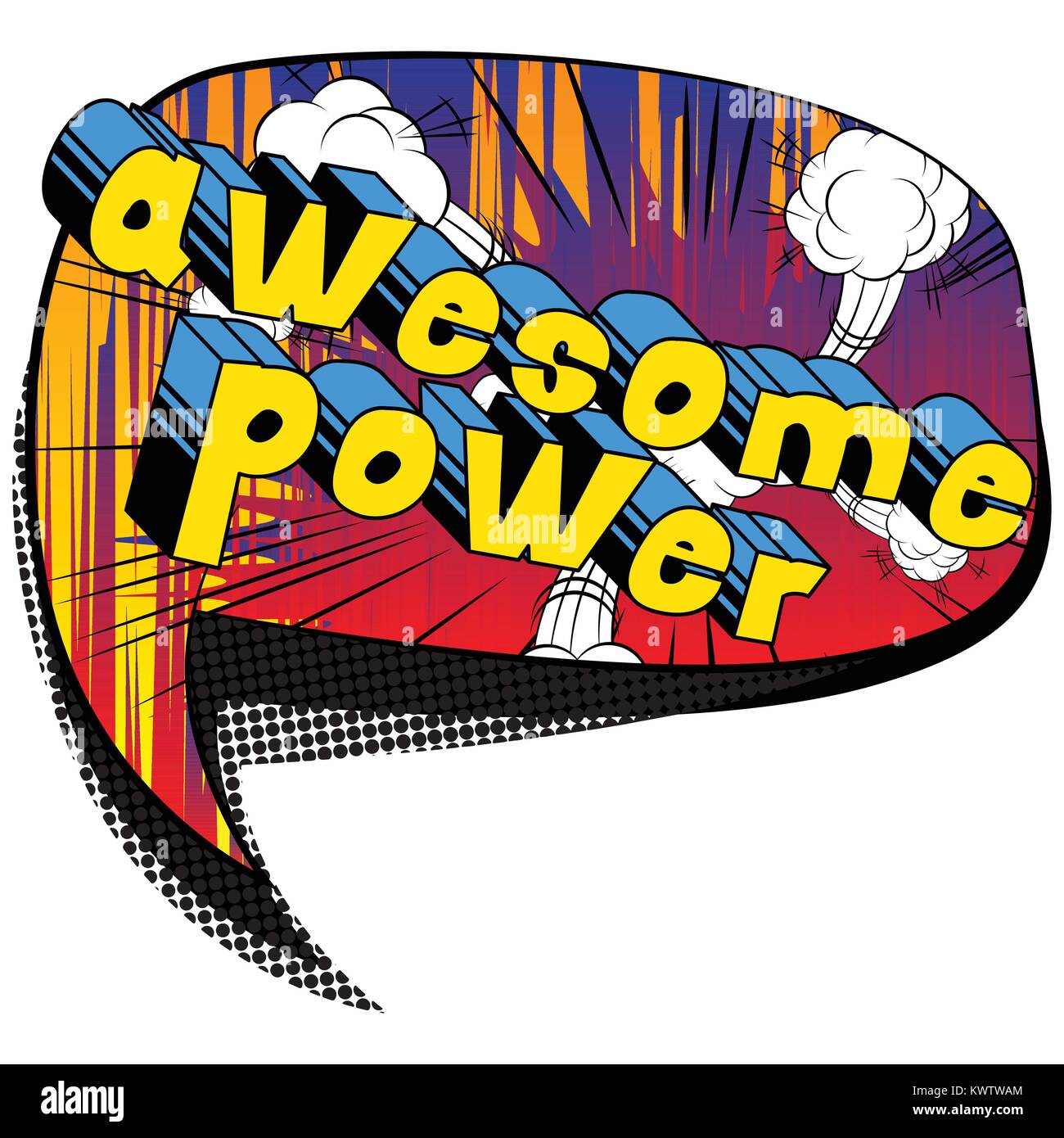 Awesome teamwork comic book hi-res stock photography and images - Alamy