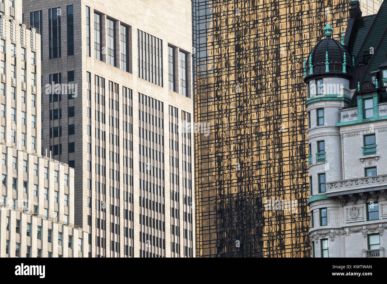 Old and new architecture in New York City Stock Photo - Alamy