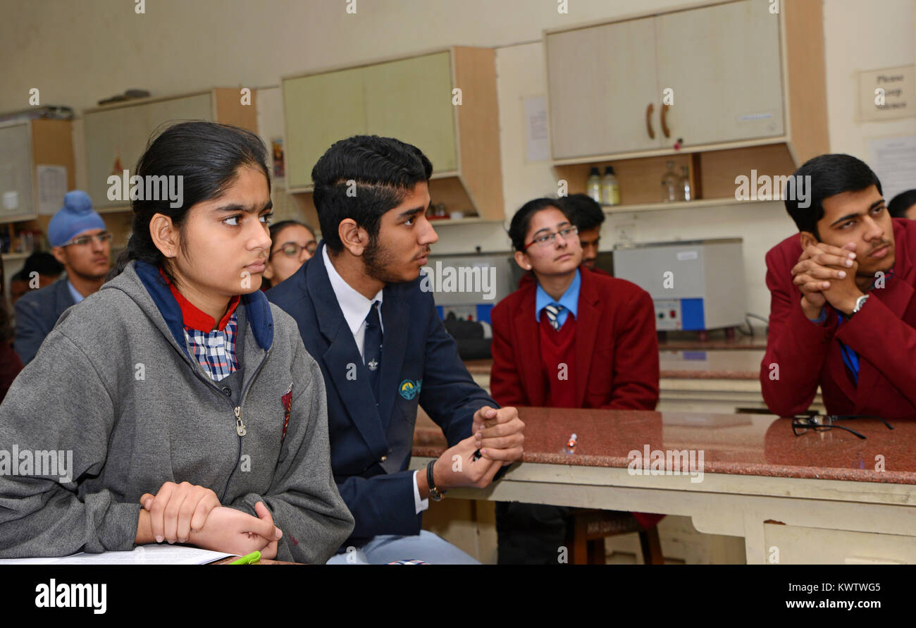 Indian school children in classroom Stock Photo - Alamy