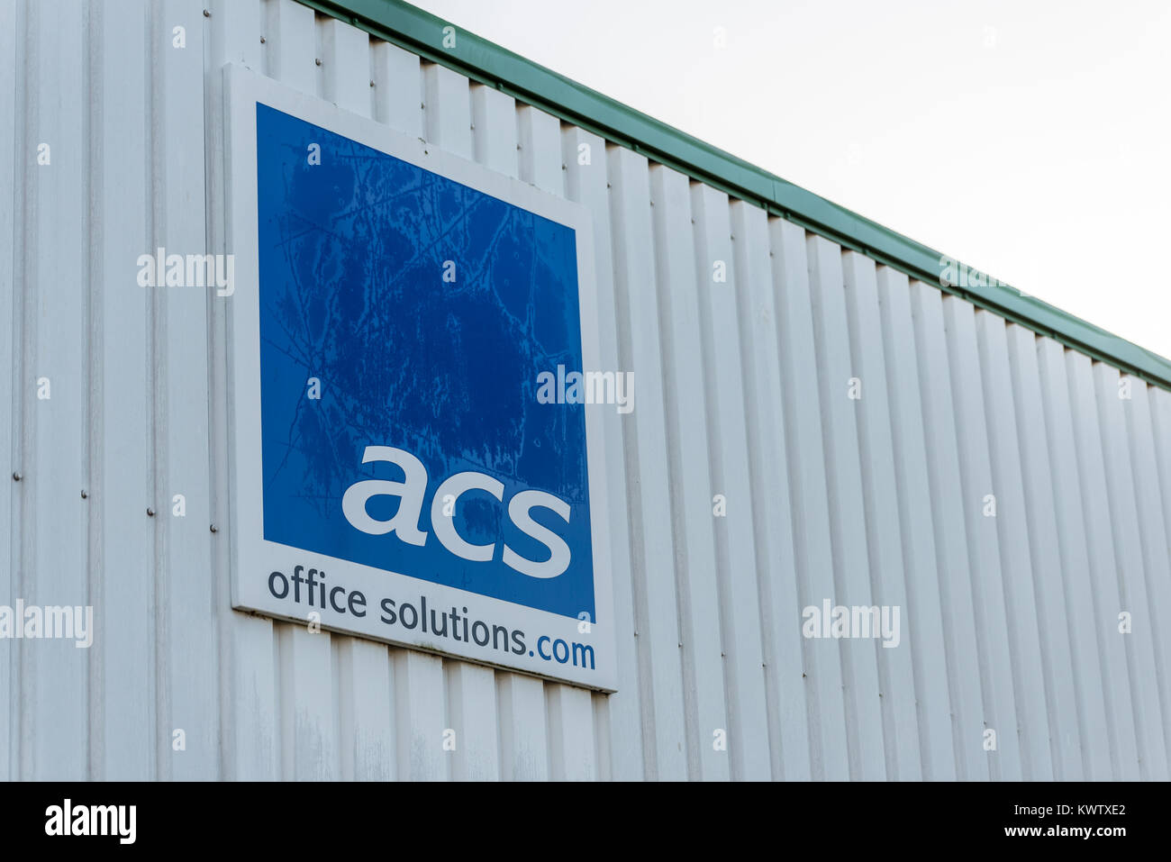 Northampton UK December 09, 2017: ASC Office Solutions logo sign in ...