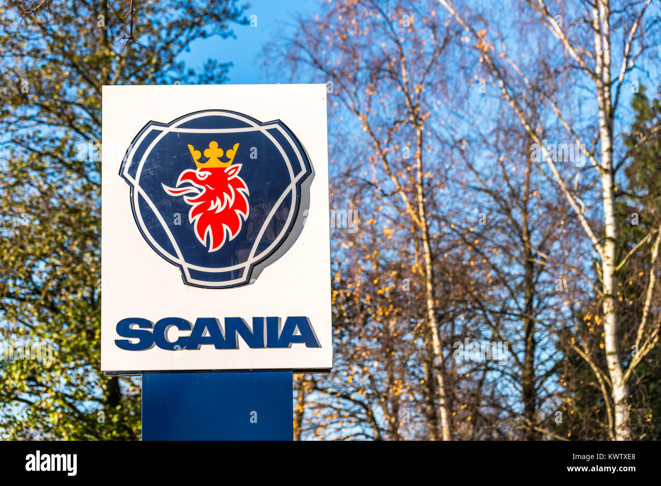 Scania logo hi-res stock photography and images - Alamy