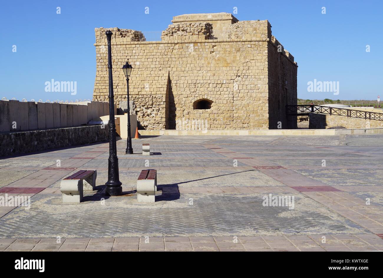 The Old Fort Paphos Harbour, Cyprus Stock Photo - Alamy