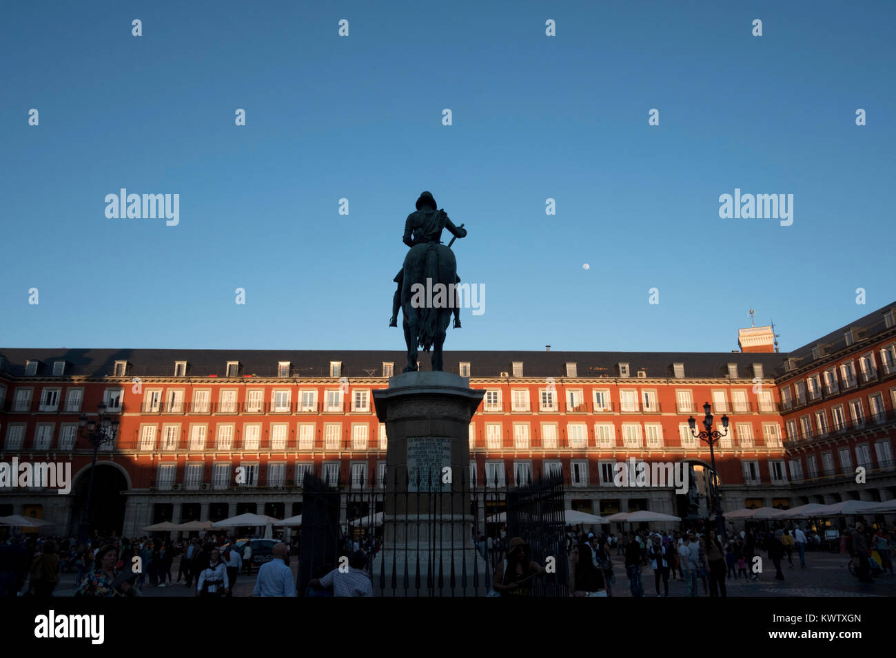 Inside Of La Plaza Mayor