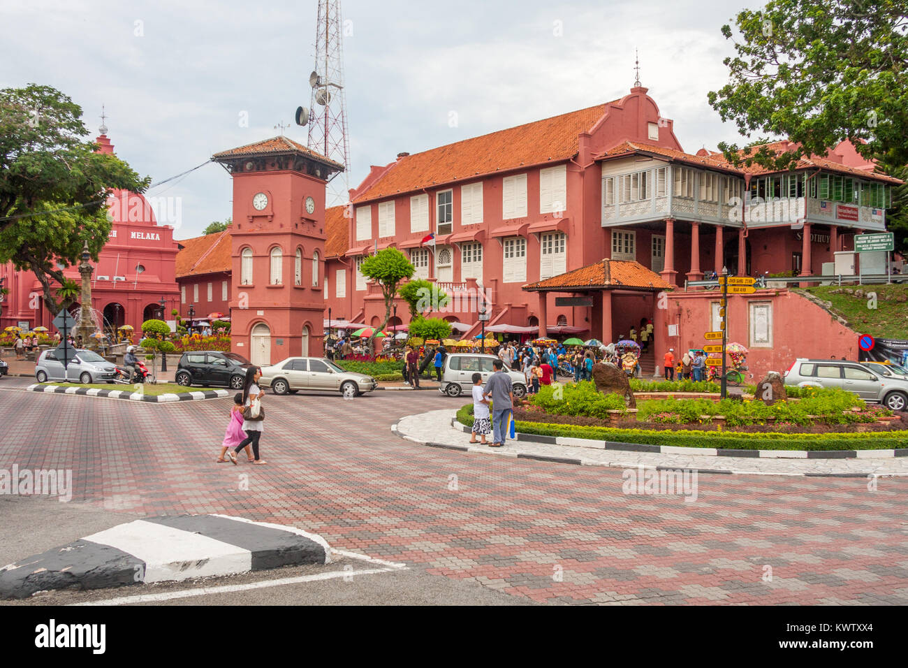 Dutch Square, Malacca, Melaka, Malaysia Stock Photo - Alamy