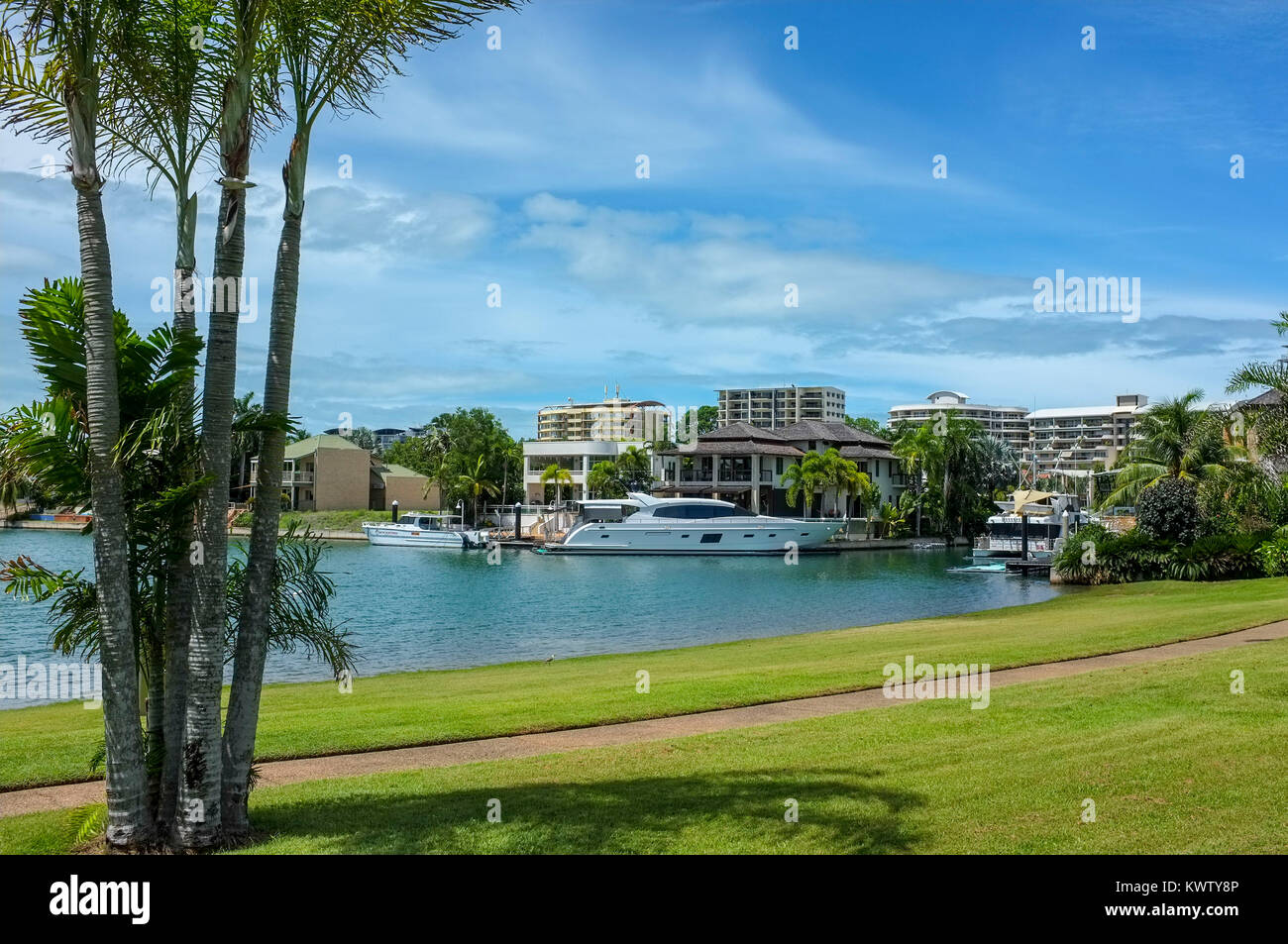 Cullen Bay Marina in Darwin, Northern Territory, Australia Stock Photo ...