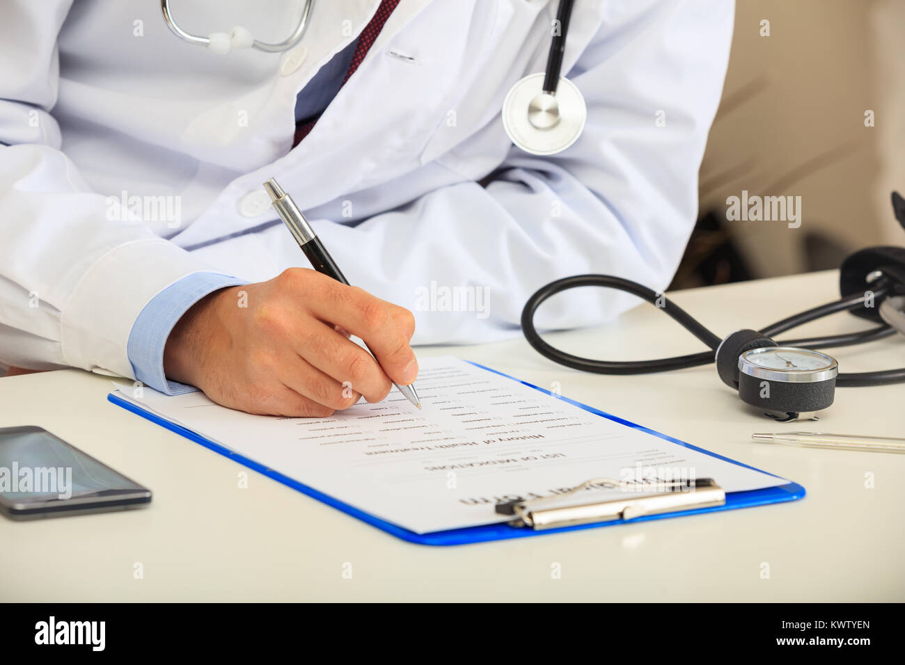 Medical tests form hi-res stock photography and images - Alamy